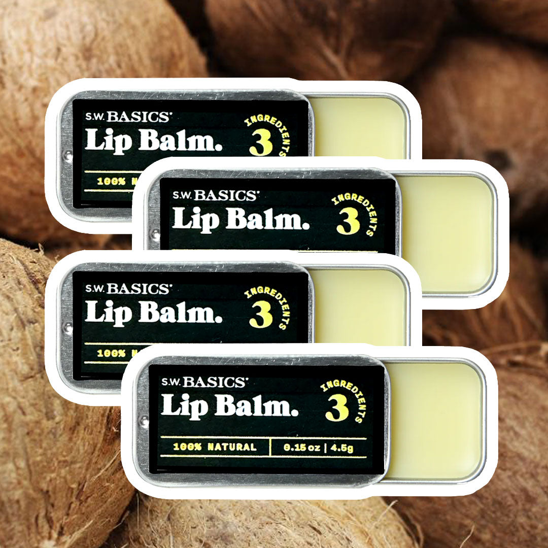 Cocoa Lip Balm 4-Pack – S.W. Basics